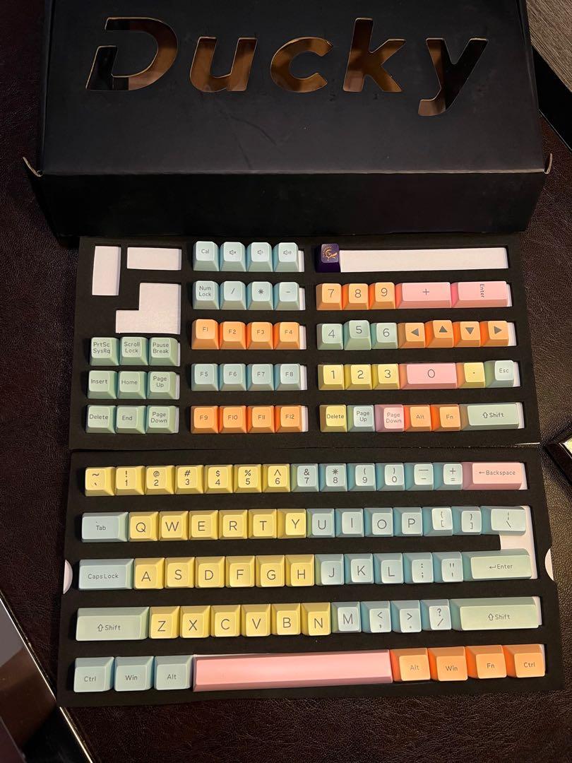 Ducky SA Profile Cotton Candy Key Caps Only, Computers & Tech, Parts ...