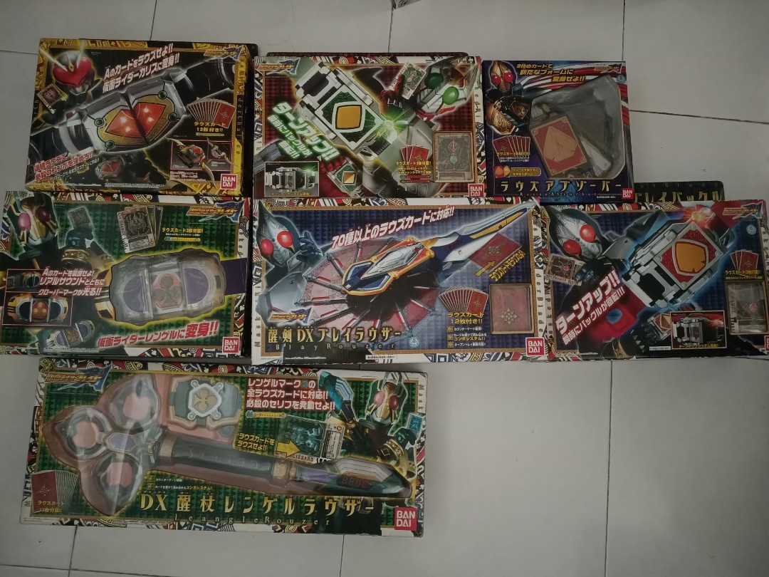 DX Kamen rider blade set, Hobbies & Toys, Toys & Games on Carousell