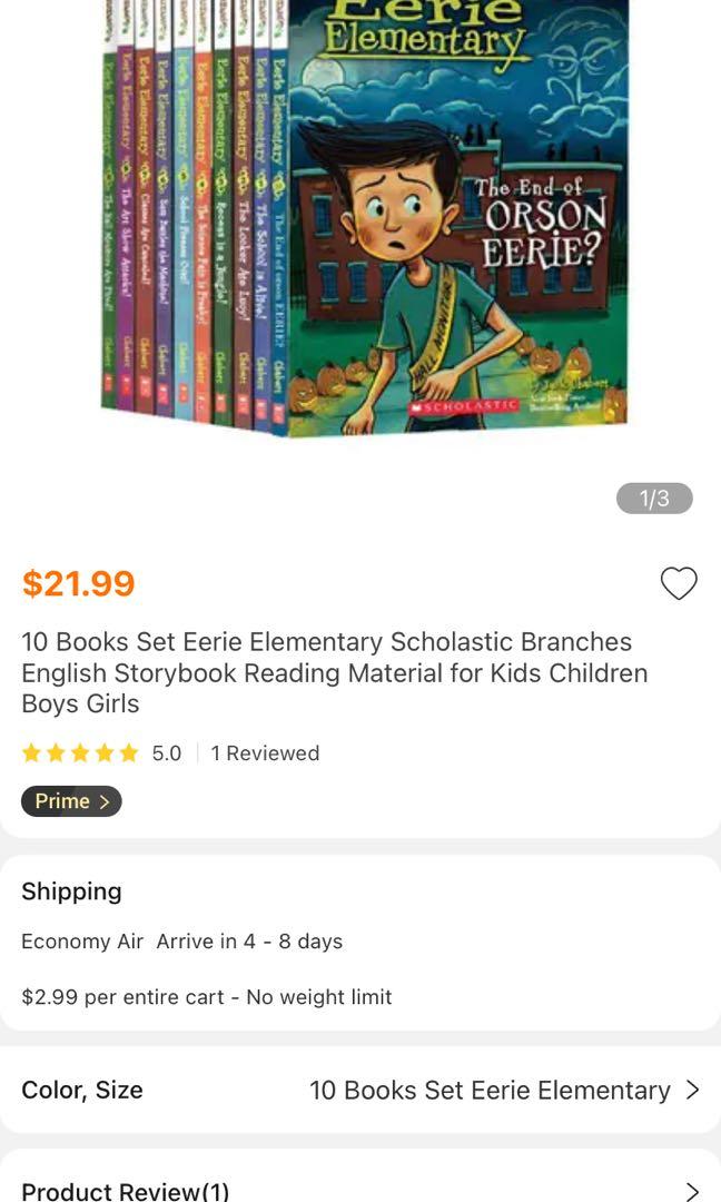 Eerie Elementary by Scholastic, Hobbies & Toys, Books & Magazines ...
