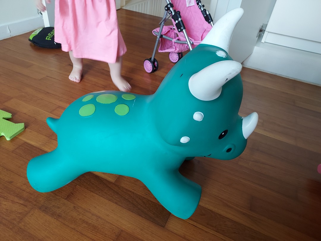 ELC bouncy dinosaur, Babies & Kids, Infant Playtime on Carousell