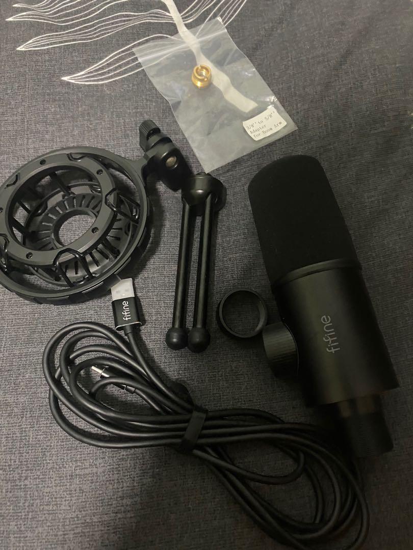 Fifine K658 Usb Dynamic Microphone RGB, Audio, Microphones on Carousell