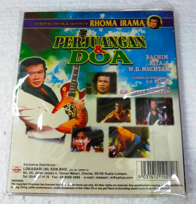 Filem Indonesia Perjuangan & Doa Original VCD Movie Rhoma Irama Rachim ...