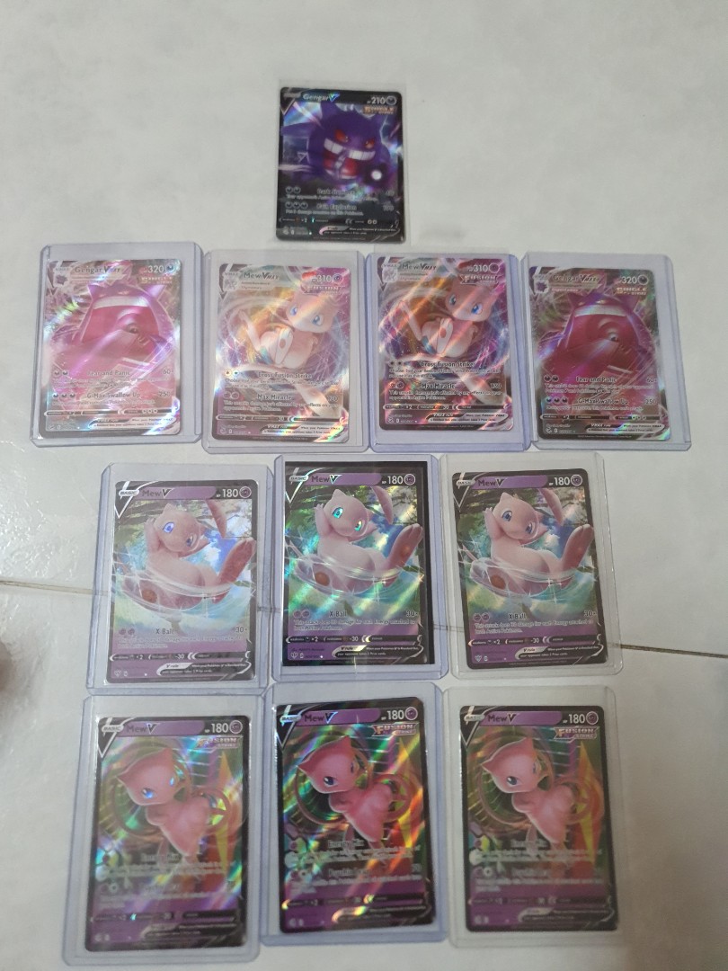 Gengar/mew Vmax deck and Dark Pokemon V /Vmax, Hobbies & Toys, Toys ...