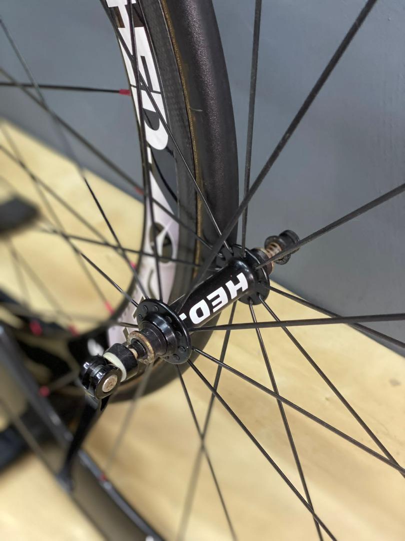 HED Jet 50 wheelset carbon, Sports Equipment, Bicycles & Parts, Parts & Accessories on Carousell