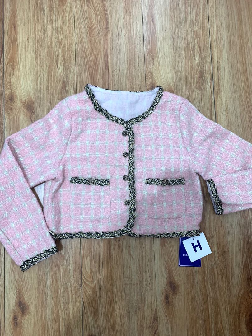 HELLO JACKET TWEED, Women's Fashion, Coats, Jackets and Outerwear on ...