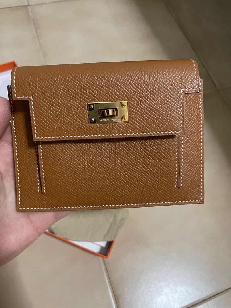 Hermes kelly pocket wallet, Luxury, Bags & Wallets on Carousell