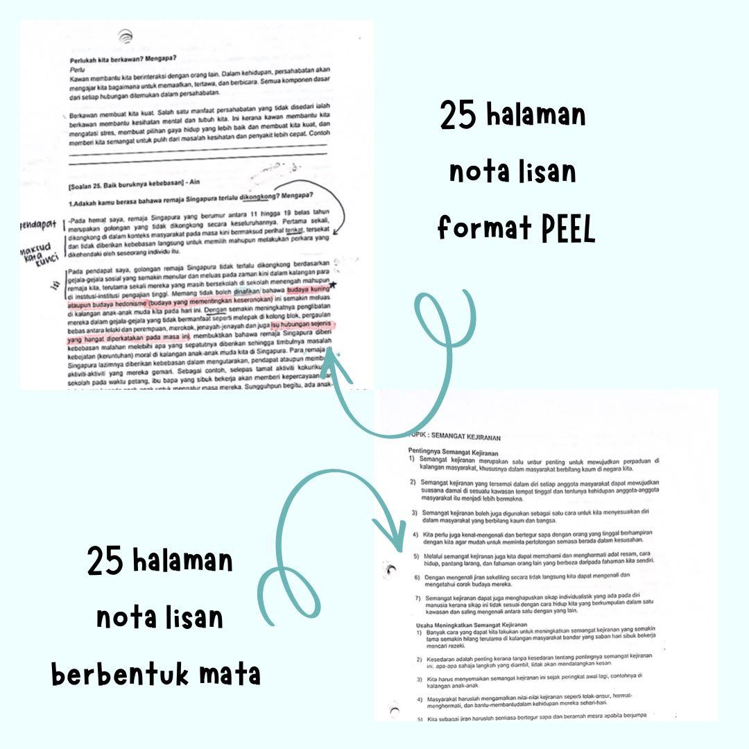 Higher Malay Notes, Hobbies & Toys, Stationery & Craft, Stationery ...