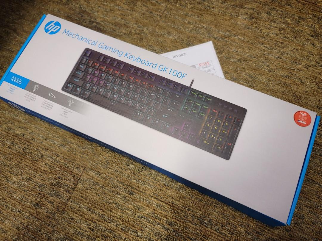 HP 電競機械鍵盤 Mechanical Gaming ROG Keyboard GK100F, 電腦＆科技, 電腦周邊及配件, 電腦鍵盤及 ...