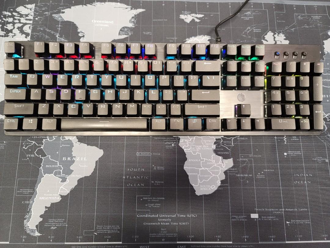 HP 電競機械鍵盤 Mechanical Gaming ROG Keyboard GK100F, 電腦＆科技, 電腦周邊及配件, 電腦鍵盤及 ...