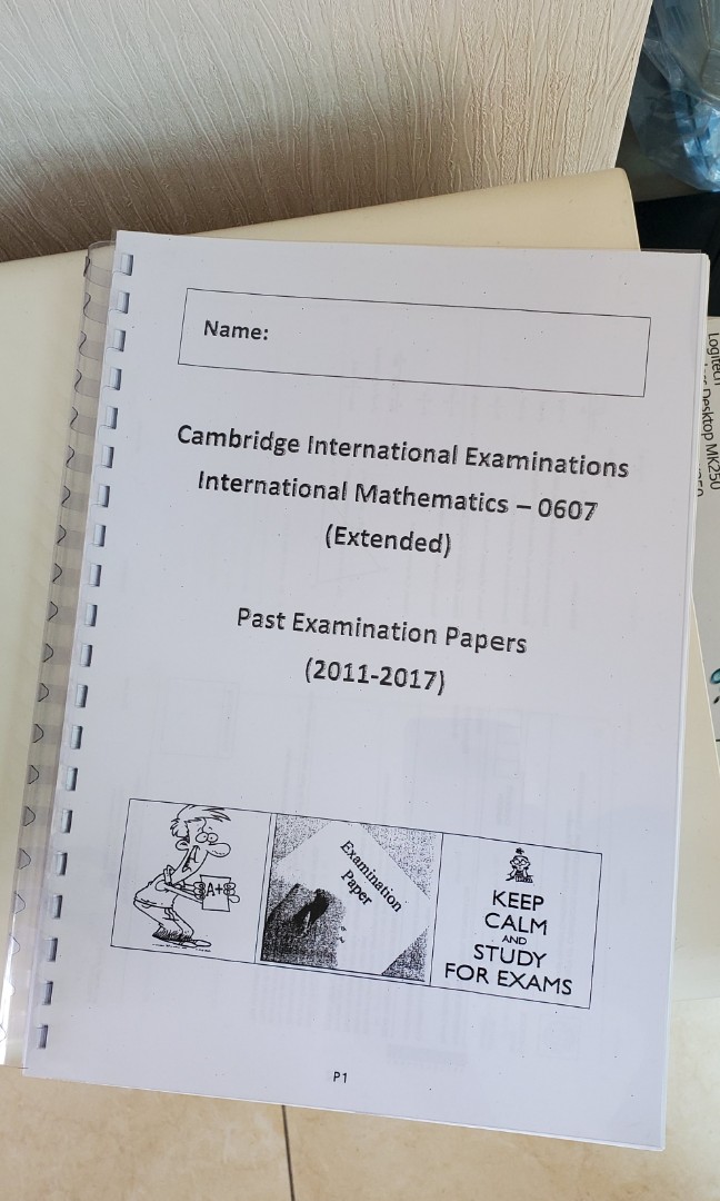 IGCSE Cambridge Past Examination Papers, 興趣及遊戲, 書本 & 文具, 教科書 - Carousell