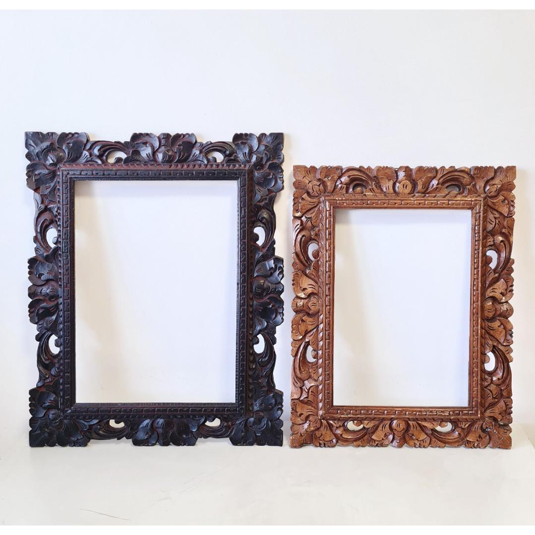 Indonesian Hand carved Hard Wood Picture Frames Photo Frames, Furniture ...