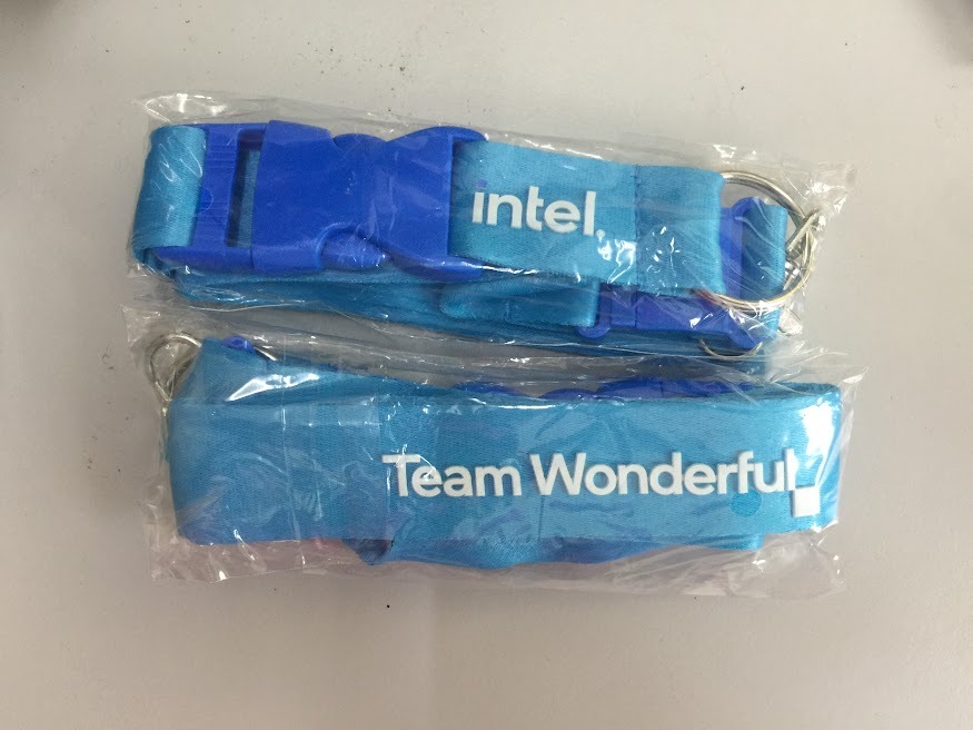Intel Team Wonderful Lanyard (New Logo Collectible Souvenir Limited ...