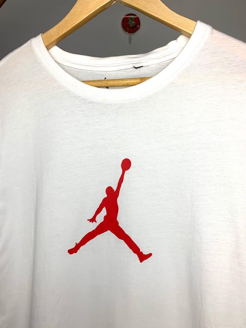 Jordan Mid Logo, Men's Fashion, Tops & Sets, Tshirts & Polo Shirts on ...