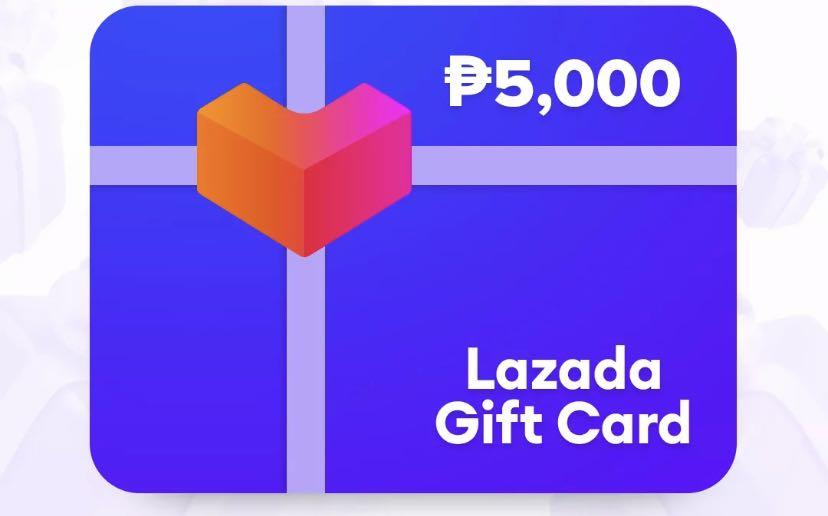 Lazada 5000 pesos gift cheque or card, Video Gaming, Gaming Accessories ...
