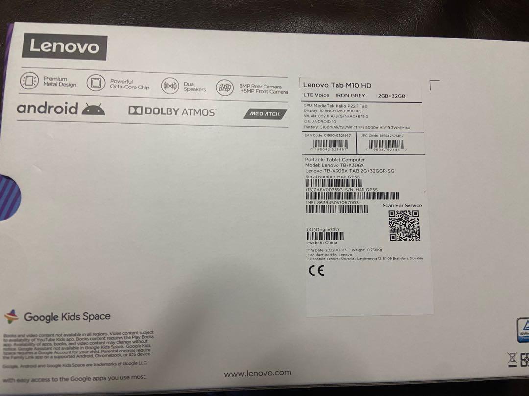 Levono tab M10, Mobile Phones & Gadgets, Tablets, Android on Carousell