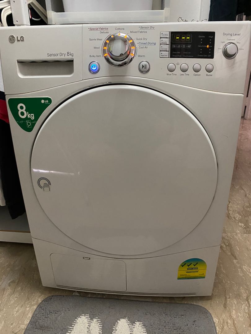 LG Sensor Dryer 8Kg, TV & Home Appliances, Washing Machines and Dryers ...