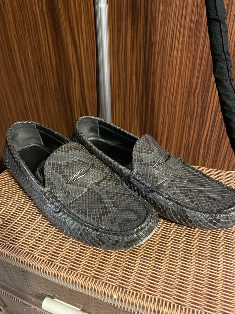 Loafers Louis Vuitton Python Skin, Luxury, Sneakers & Footwear on Carousell