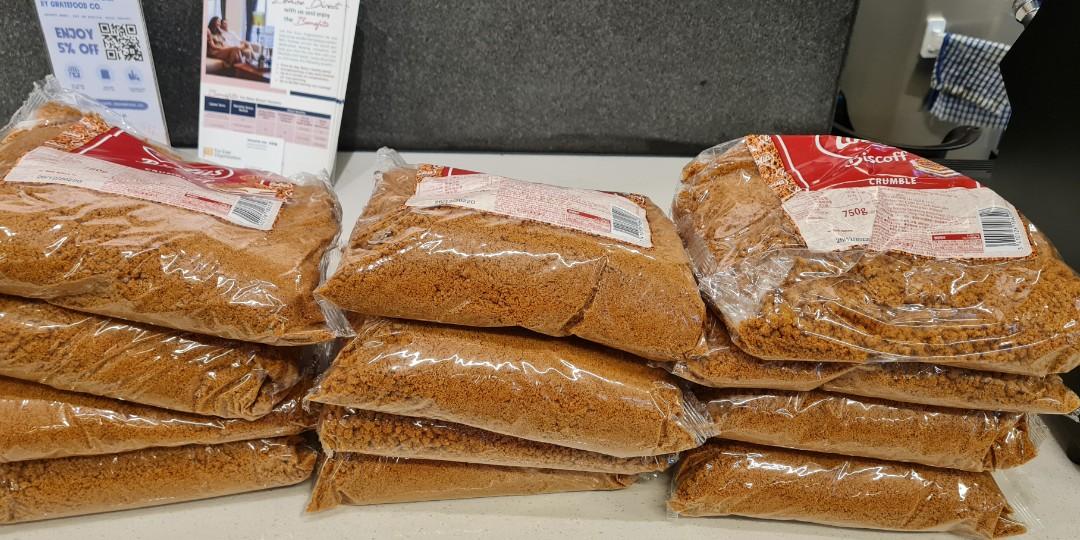 Lotus biscoff crumbs 750g, Food & Drinks, Homemade Bakes on Carousell
