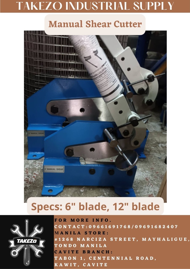 Manual Shear Cutter, Commercial & Industrial, Industrial Equipment on ...