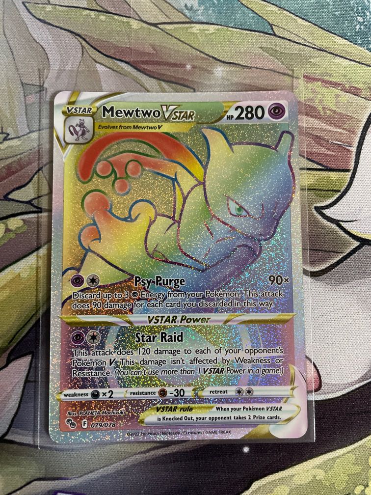 Mew two Vstar rainbow, Hobbies & Toys, Toys & Games on Carousell