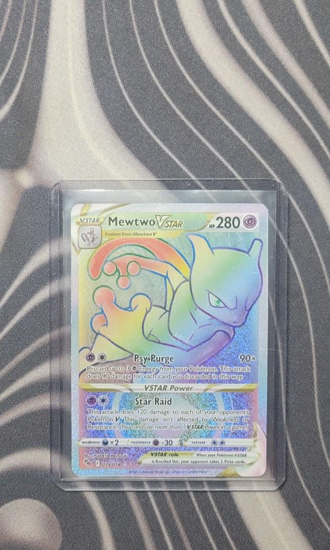 Pokémon Go Mewtwo Vstar Rainbow Rare - munimoro.gob.pe