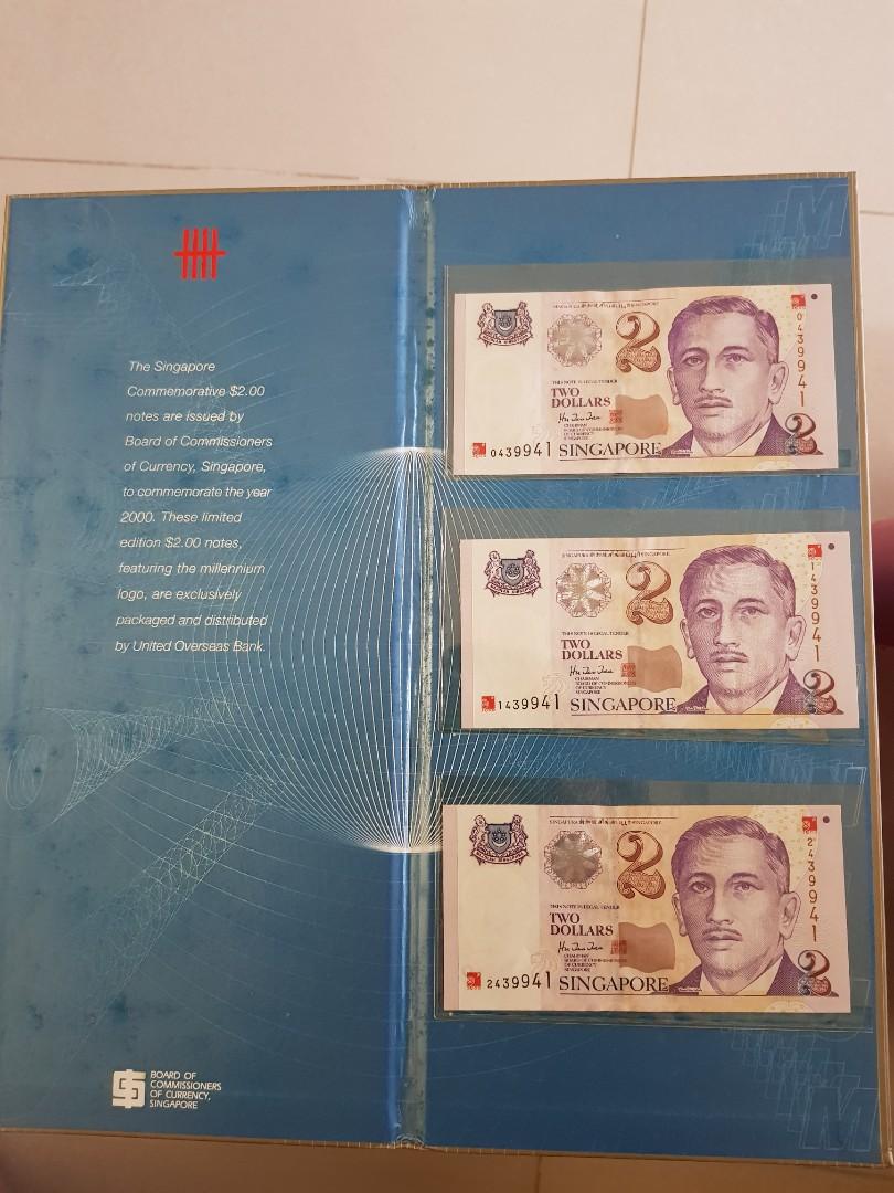 Millenium Notes., Hobbies & Toys, Memorabilia & Collectibles, Currency ...