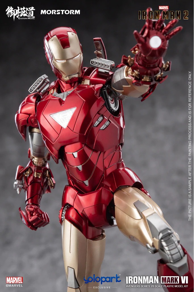 Morstorm Iron Man Mark 6 4 1/9 Scale Plamo Deluxe, Hobbies & Toys, Toys ...