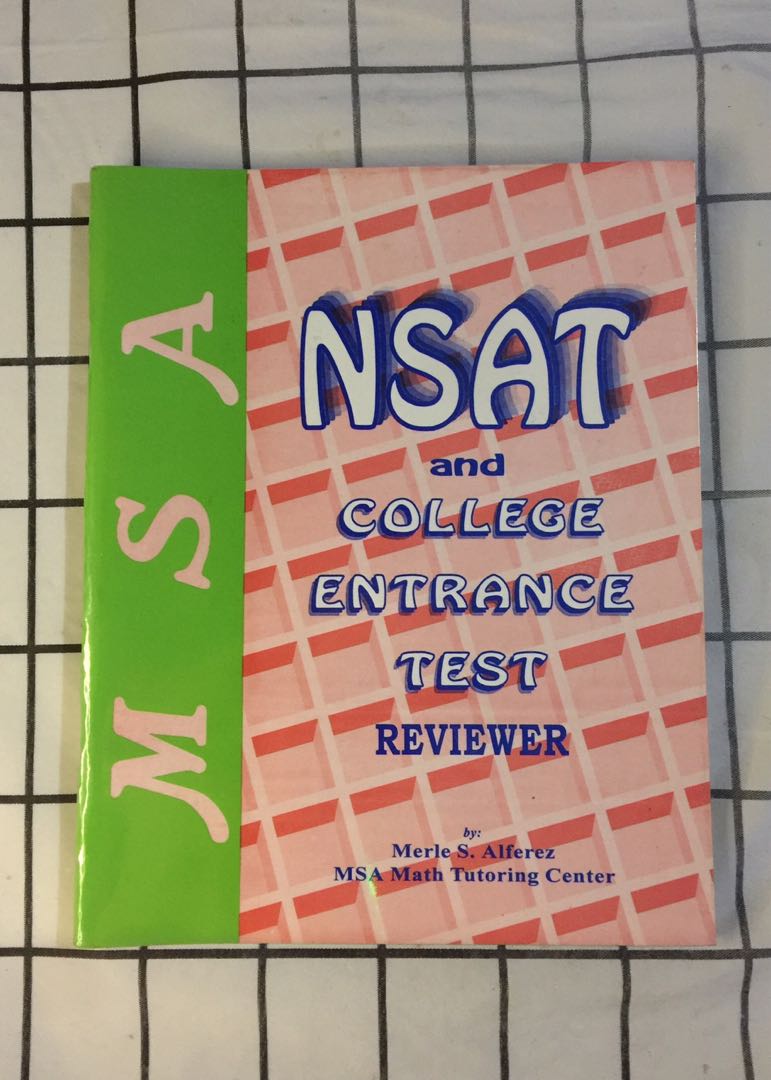 MSA NSAT and College Entrance Test (CET) Reviewer, Hobbies & Toys ...