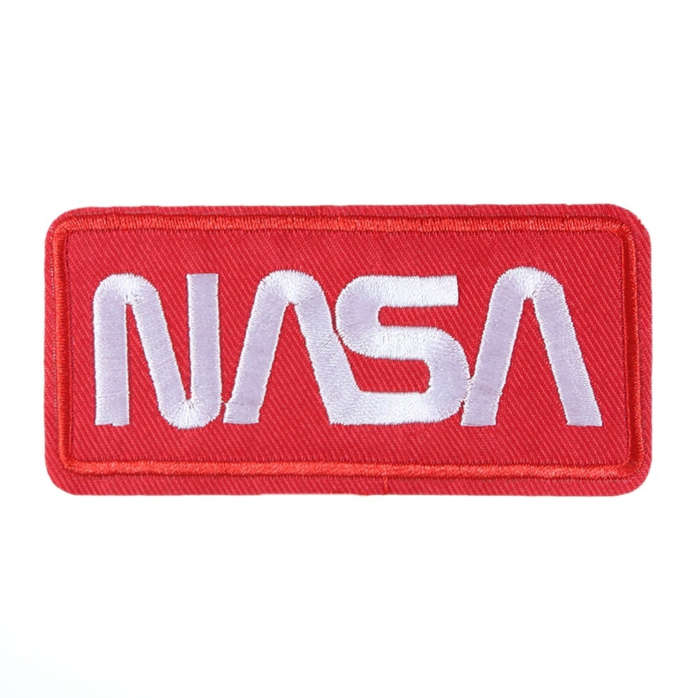 Nasa Red Logo Space Astronaut Tag Iron On Patch, Hobbies & Toys ...