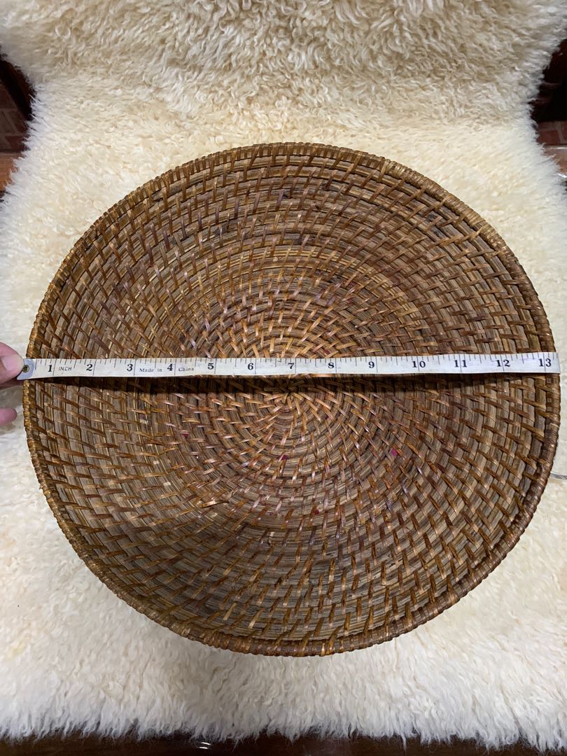 Native ratan plate, Furniture & Home Living, Kitchenware & Tableware ...