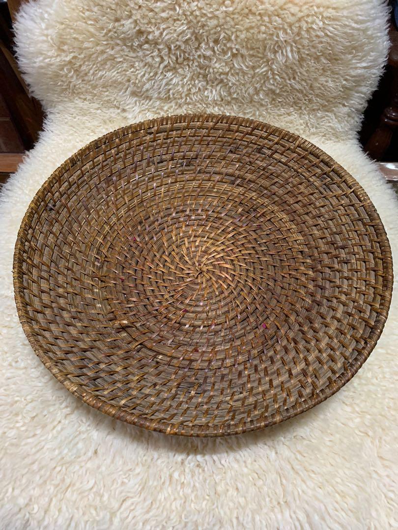 Native ratan plate, Furniture & Home Living, Kitchenware & Tableware ...