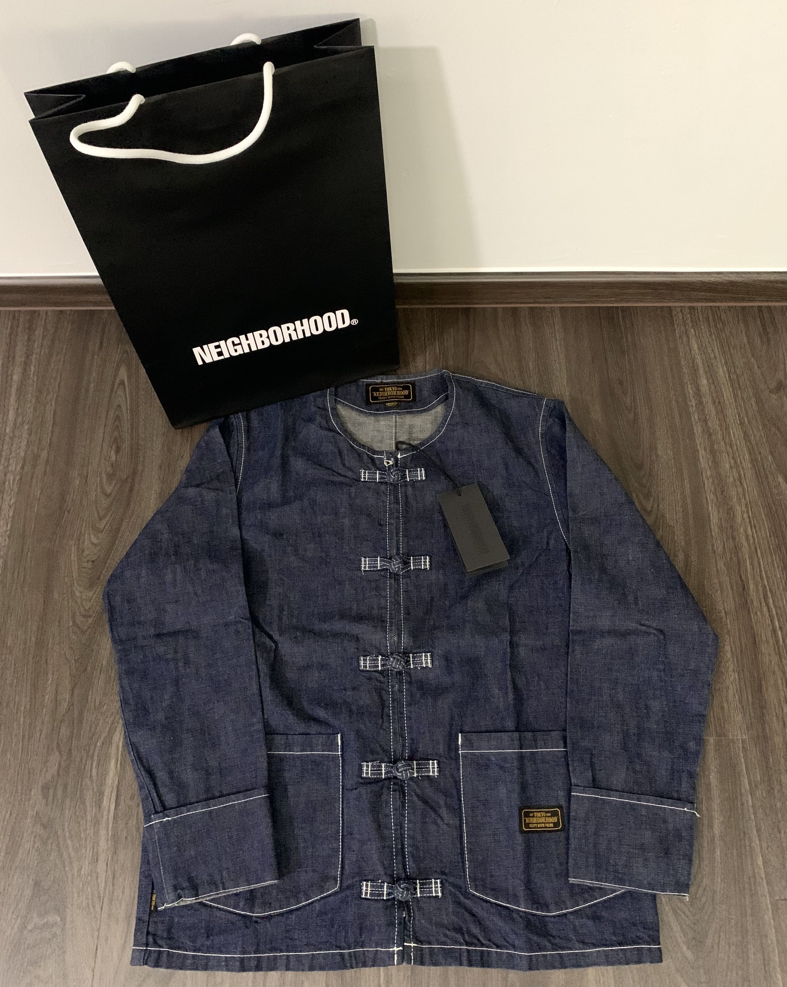 Neighborhood denim jacket, Men's Fashion, Tops & Sets, Formal Shirts on ...