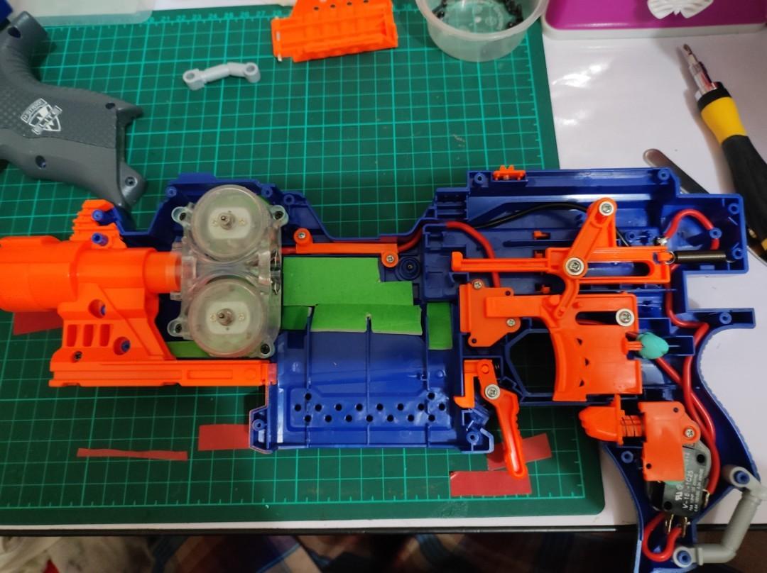 Nerf Stryfe Mod With Ak Kit Hobbies And Toys Toys And Games On Carousell