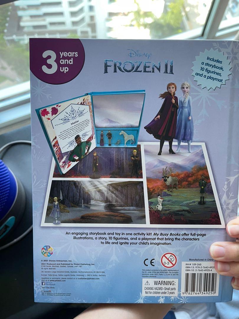 (New) Frozen 2 - My Busy Book, Hobbies & Toys, Toys & Games on Carousell