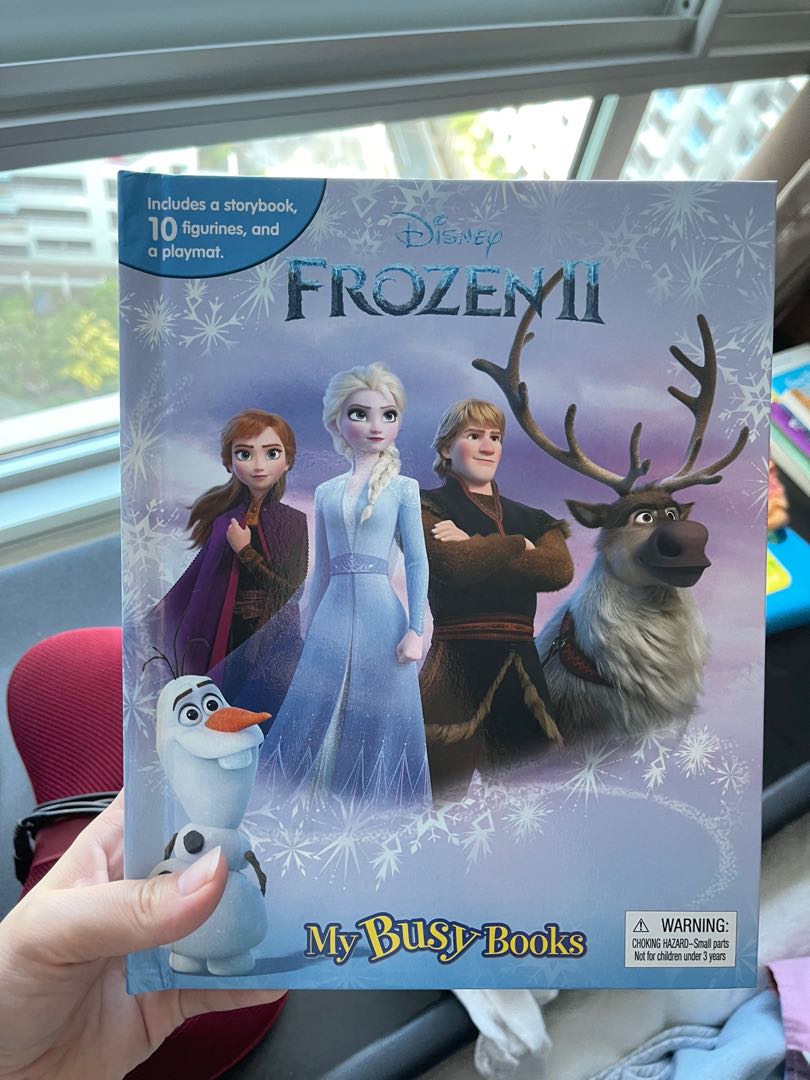 (New) Frozen 2 - My Busy Book, Hobbies & Toys, Toys & Games on Carousell