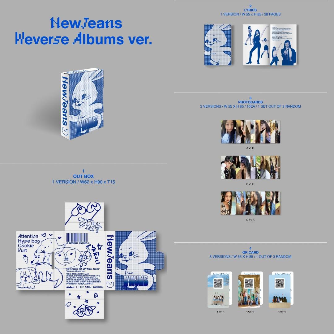NewJeans 1st EP 'New Jeans' Album, Hobbies & Toys, Collectibles ...