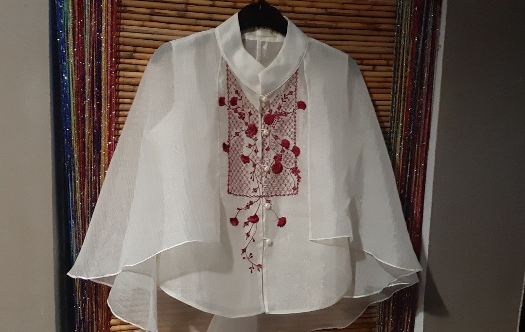 Nuevo Ystilo * Kultura Filipiniana Ladies Barong Blouse, Women's ...