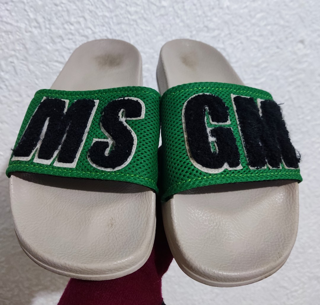 Original MSGM Slide Made in Italy, Men's Fashion, Footwear, Slippers ...