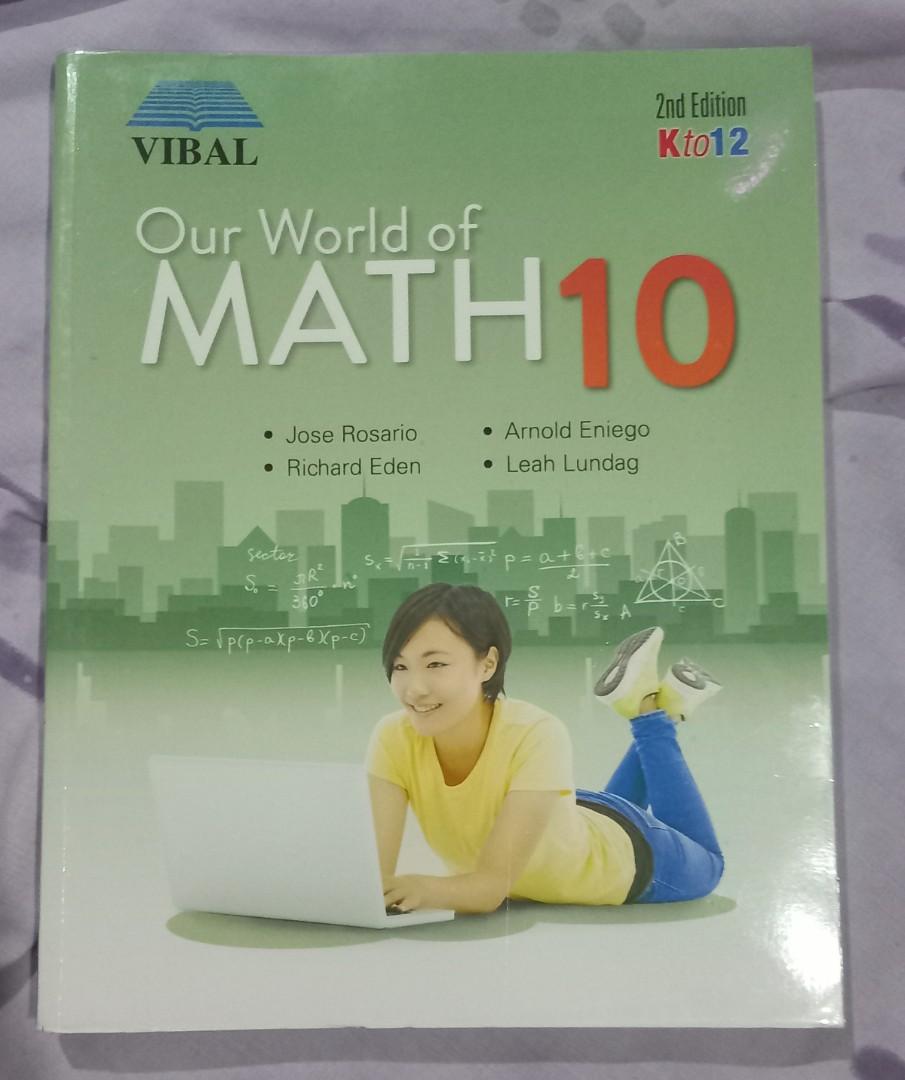 Our World of MATH Grade 10 Textbook/book with Plastic Cover, Hobbies ...