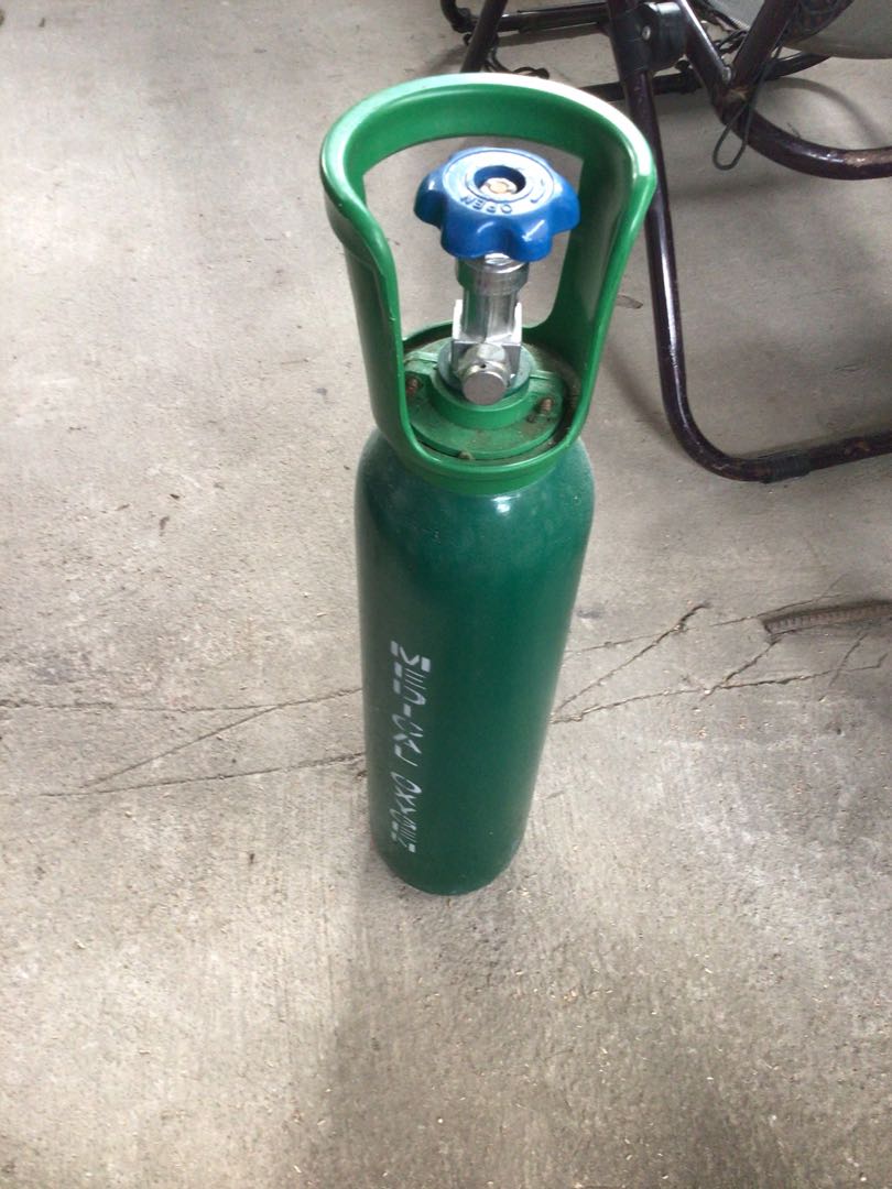 Oxygen Tank 15lbs W/out content tank only, Health & Nutrition, Medical ...