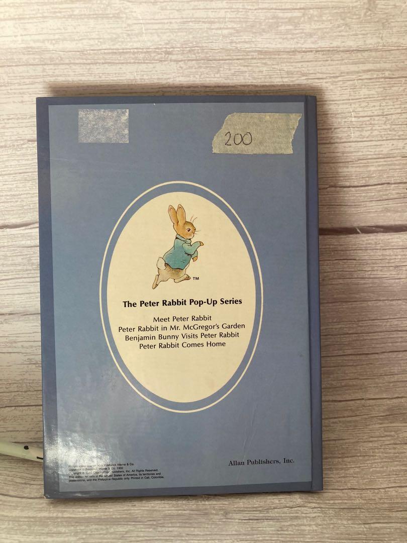 Peter rabbit pop up book, Hobbies & Toys, Books & Magazines, Children's ...
