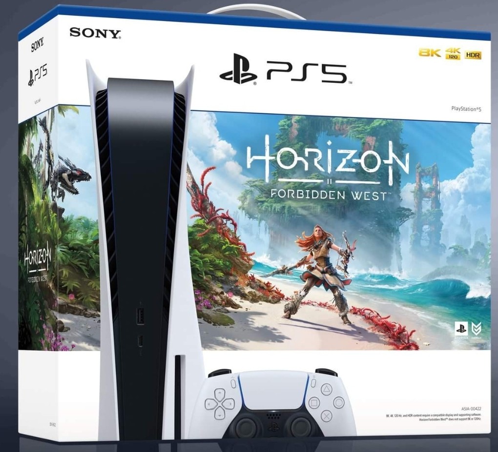 Playstation 5 (Disc) Horizon Forbidden West Bundle, Video Gaming, Video ...