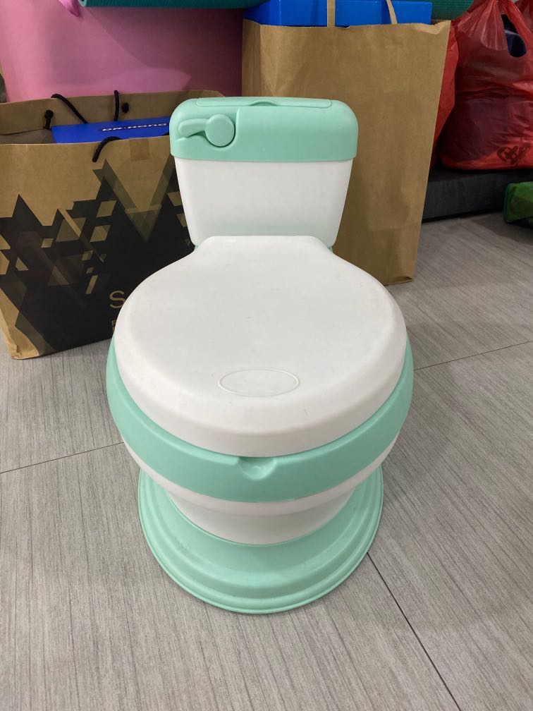 Potty (looks like a real toilet bowl), Babies & Kids, Bathing ...