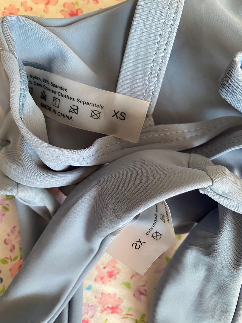 Powder Blue Bikini, Women's Fashion, Swimwear, Bikinis & Swimsuits on ...