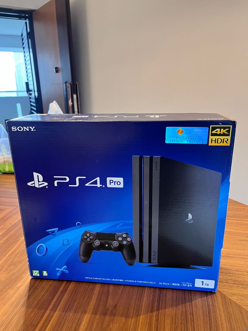 PS4 Pro 1TB 4K Box, Video Gaming, Video Game Consoles, PlayStation on ...
