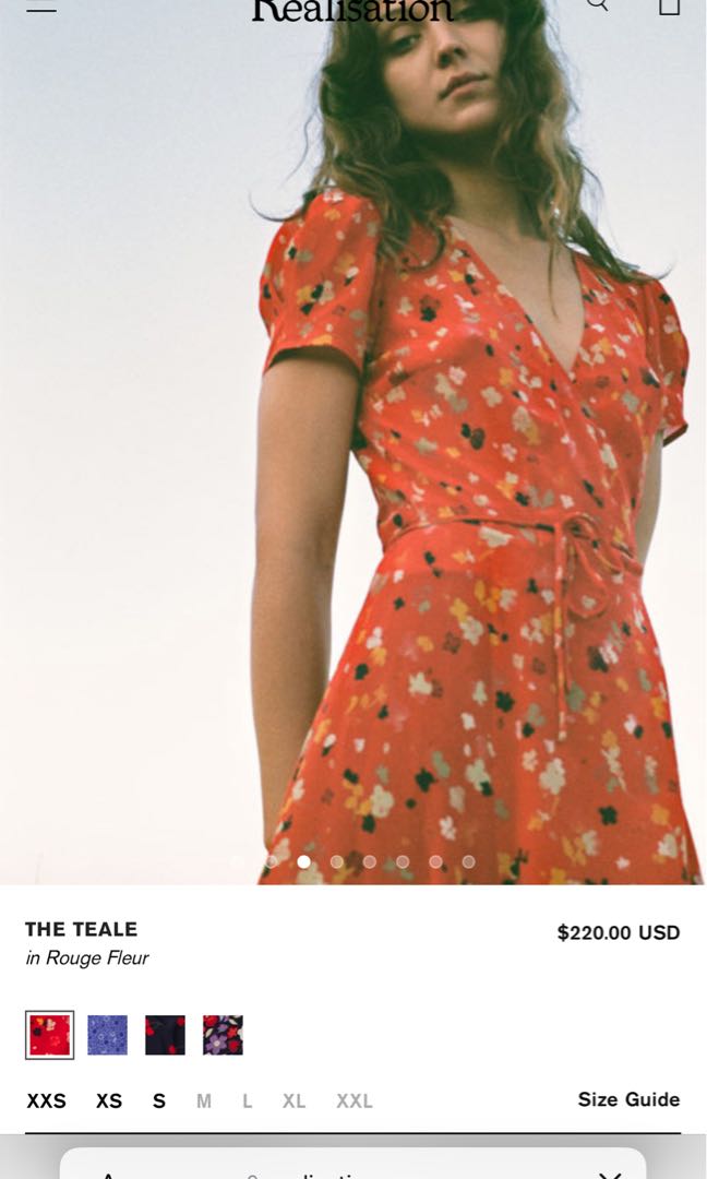 Realisation Par - The Teale in Rouge Fleur, Women's Fashion, Dresses ...