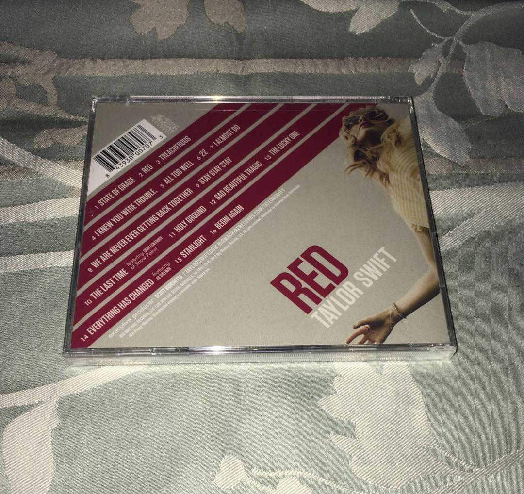 Red CD Album By Taylor Swift-Sealed, Hobbies & Toys, Music & Media, CDs ...