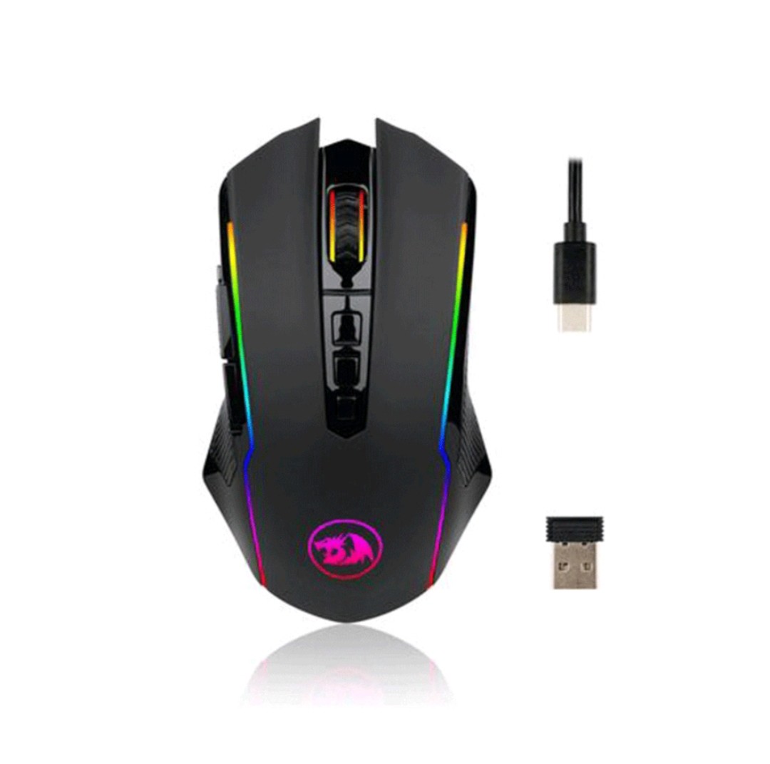 Red Dragon M910 Ranger Lite Wired & Wireless Mouse w Connection Via USB ...