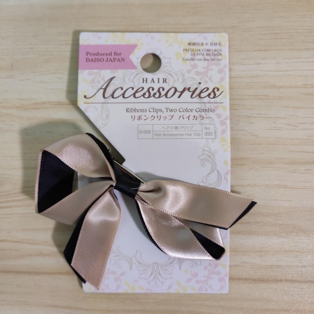 Ribbon Hair Clips from Daiso Japan (8pcs per pack), Women's Fashion ...