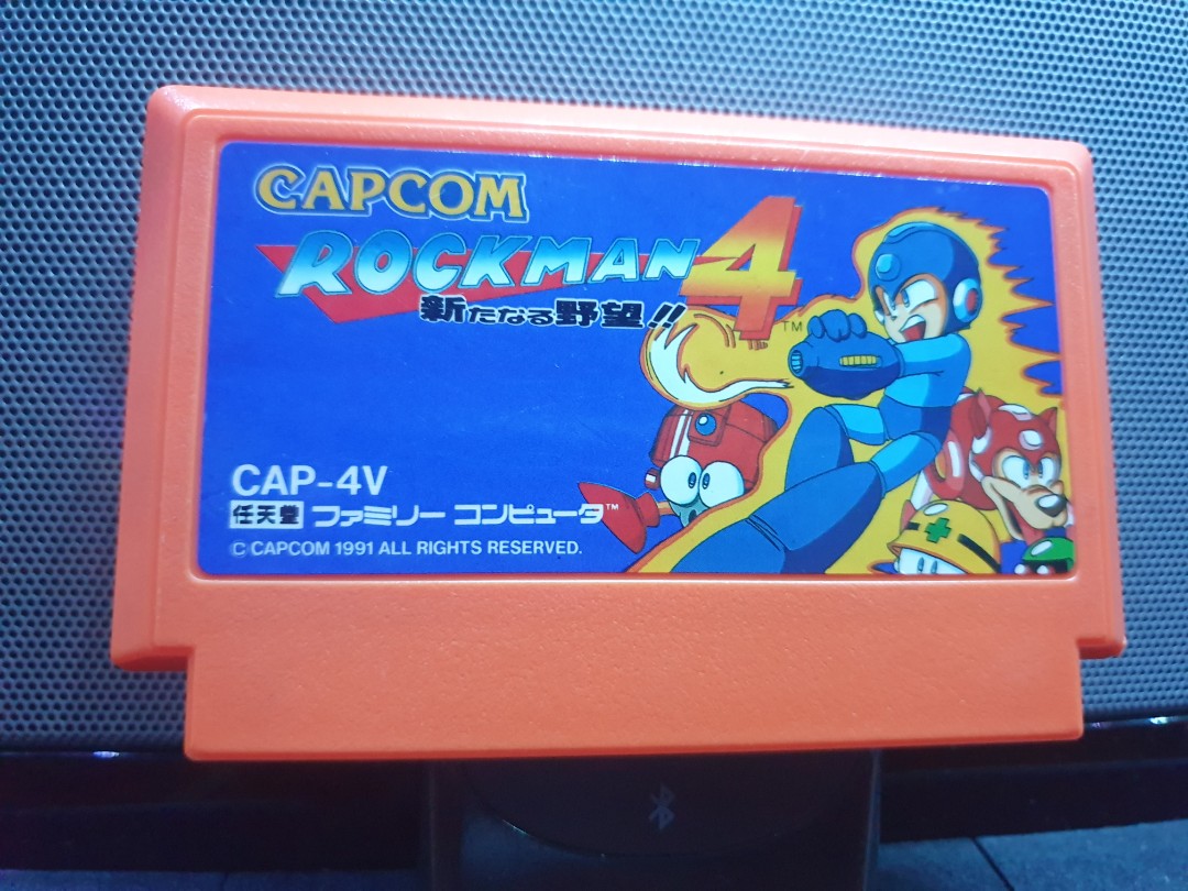Rockman 4 Family Computer Nintendo Famicom Original, Video Gaming ...